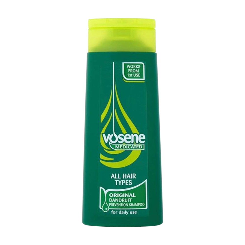 VOSENE MEDICATED ALL HAIR TYPES ORIGINAL DANDRUFF PREVENTION SHAMPOO 2 ...